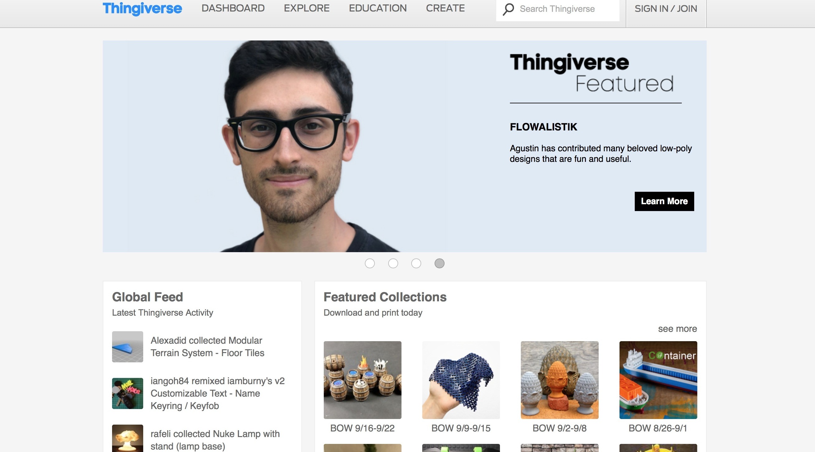 3D打印服务行业分析之Thingverse-aau3d打印